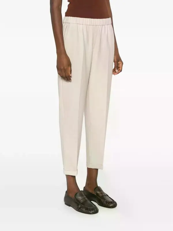 Antonelli Firenze Rosalba Elasticated-waist Turned-up Trousers