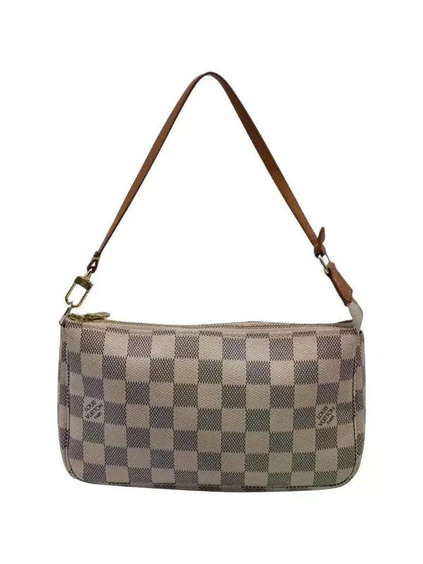 LOUIS VUITTON Damier Azur Pochette Bag