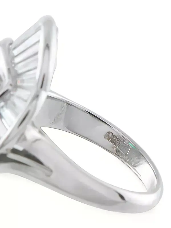 LB EXCLUSIVE Emerald And Diamond Ballerina Ring