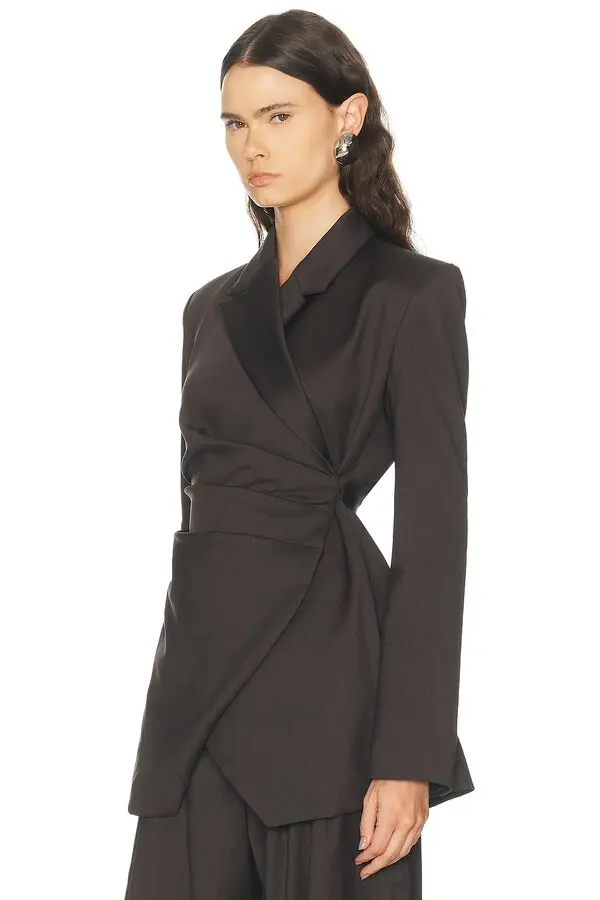SEV Draped Tailored Jacket