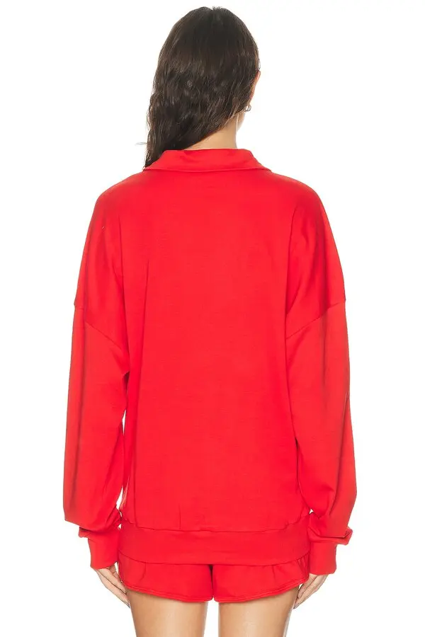 NORBA Julia Polo Sweatshirt - Red
