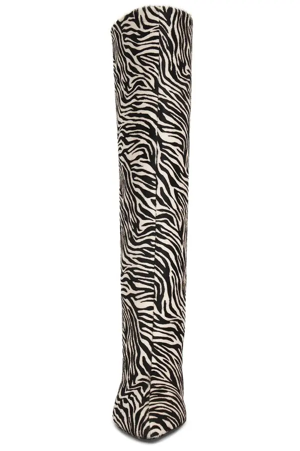 Isabel Marant Étoile Jany High Boot In Black & White