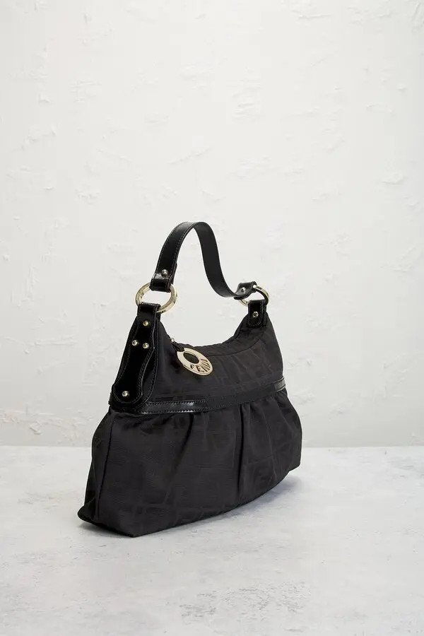 Fendi Fendu Zucca Chef Shoulder Bag