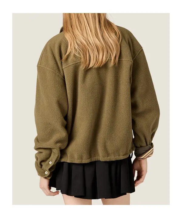 Miu Miu Fleece Blouson Jacket
