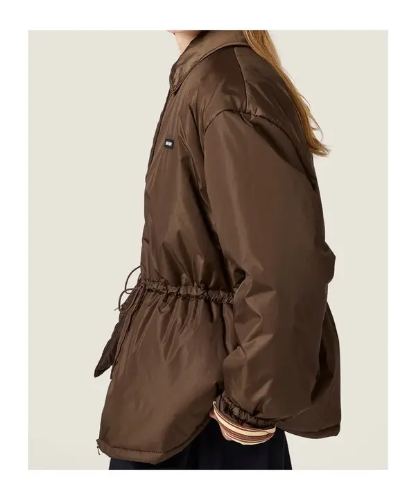 Miu Miu Padded Technical Fabric Blouson Jacket