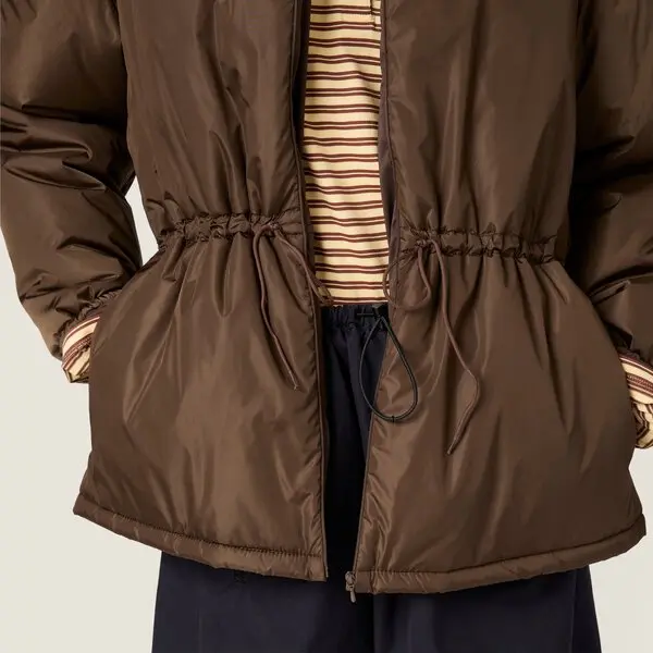 Miu Miu Padded Technical Fabric Blouson Jacket