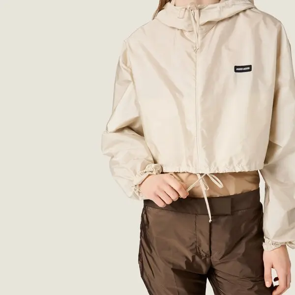 Miu Miu Technical Fabric Windbreaker