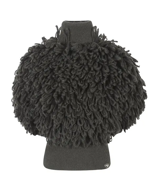 JEAN PAUL GAULTIER The Sleeveless Loop-stitch Sweater - Black