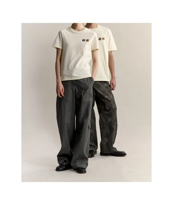 Maison Kitsuné Double Fox Head Patch T-shirt