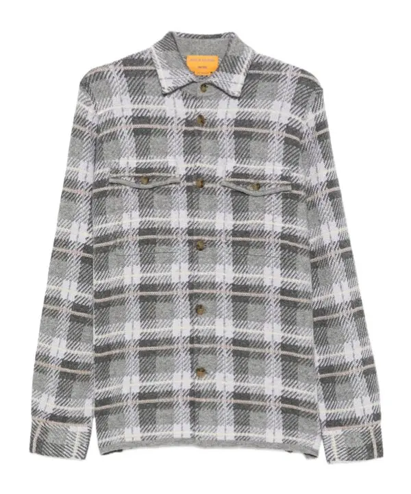 Guest In Residence Plaid Work Shirt Jacket