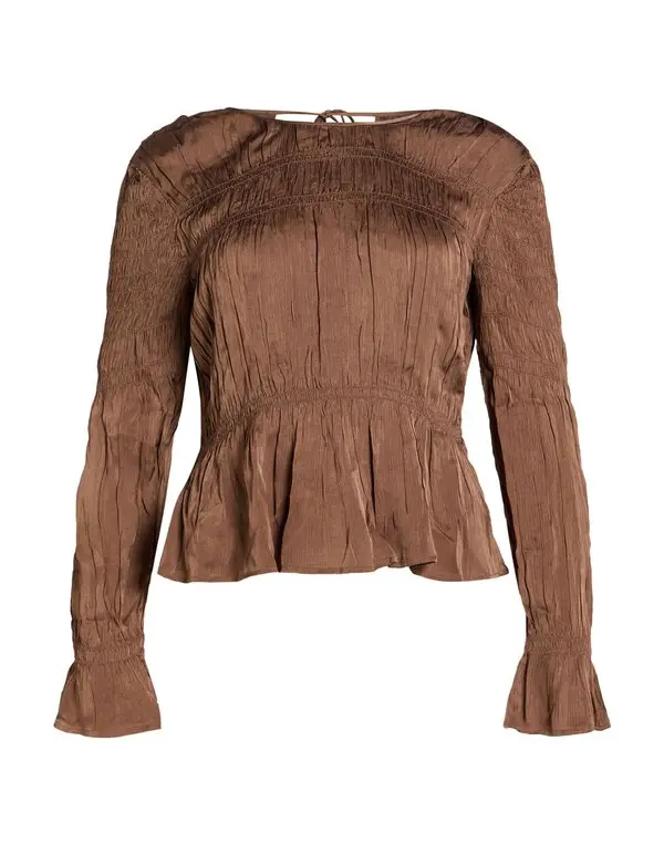 BY MALENE BIRGER Top Taupe Size Viscose