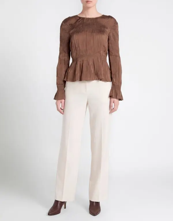 BY MALENE BIRGER Top Taupe Size Viscose