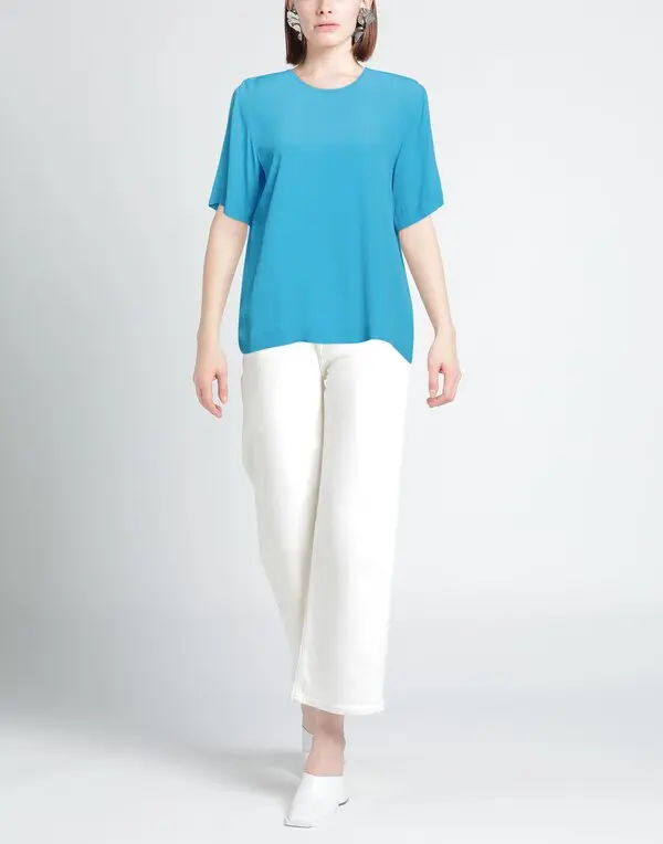 SEVENTY VENEZIA Top Size Acetate, Silk