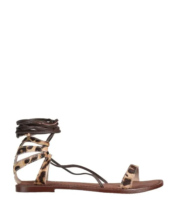 CAFÈNOIR Sandals Size Soft Leather