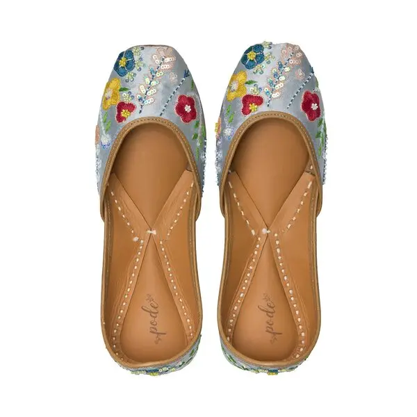 PODE Sweet Caroline Embroidered Handmade Flats