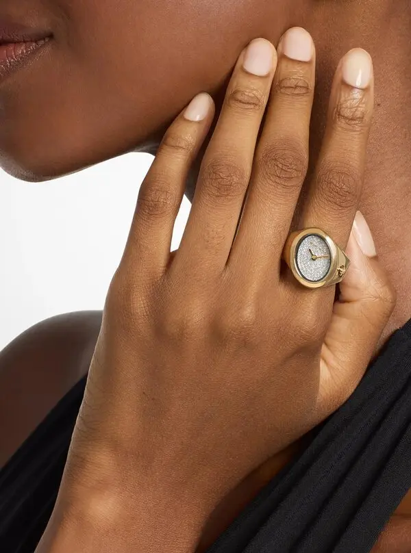 Michael Kors Maude Pavé -tone Ring Watch In By