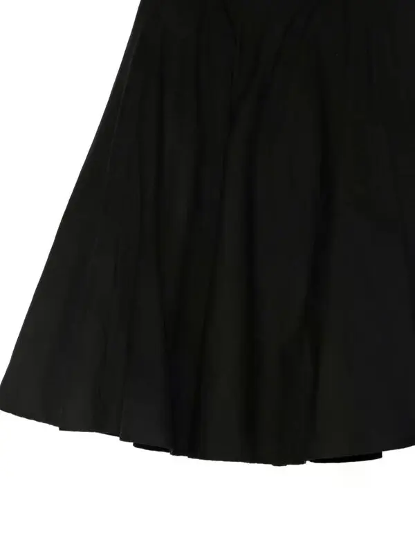 Yohji Yamamoto Poplin Gathered Petticoat Skirt