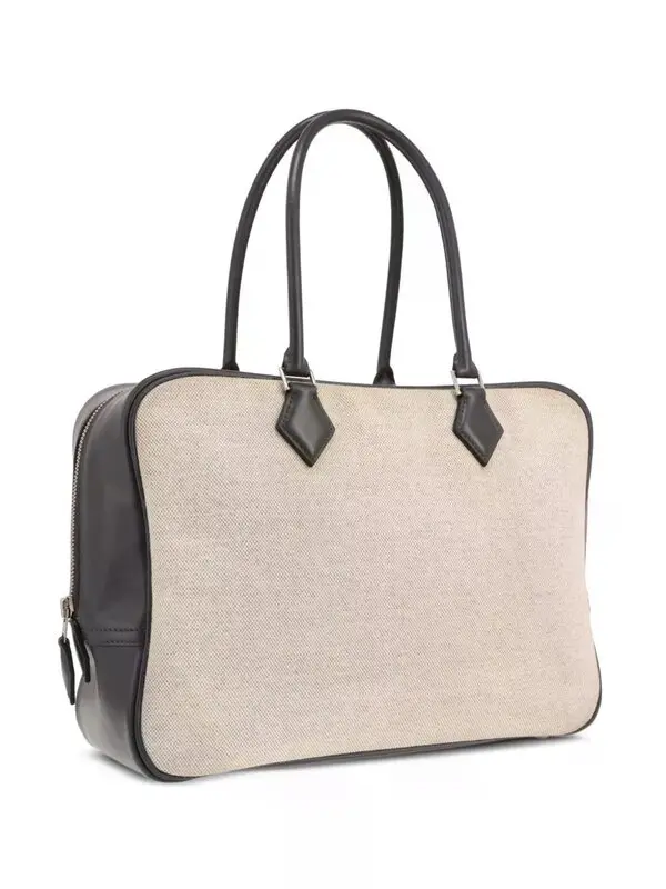 Hermès 2007 Plume Canvas Tote Bag