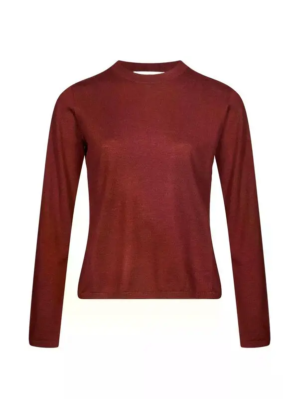 Max Mara Darsena Crew-neck Long-sleeve Sweater - Red