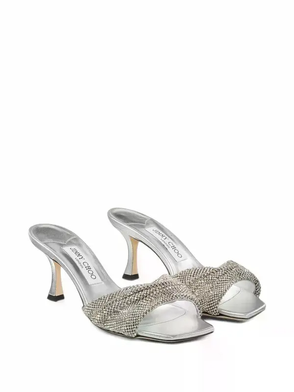 JIMMY CHOO Skye Crystal-embellished Sandals