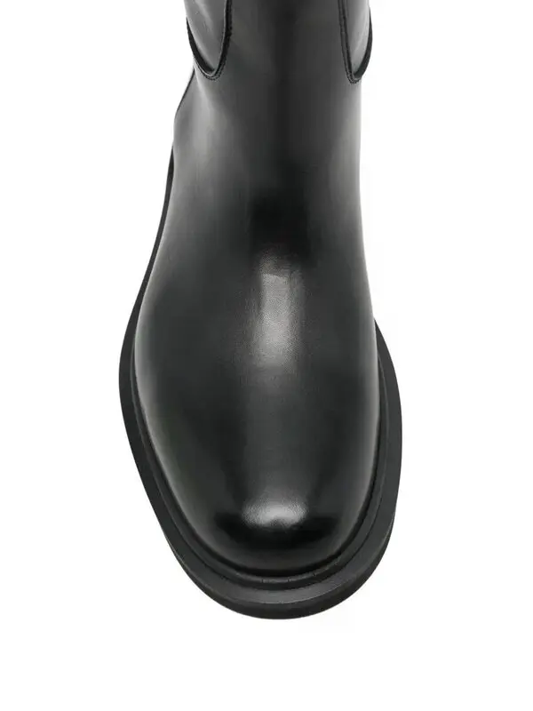 POEVE Two-tone Knee-high Boots