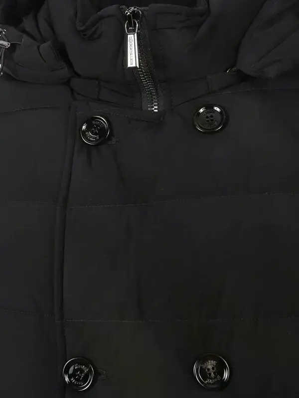 MOORER Double-breasted Hooded Jacket