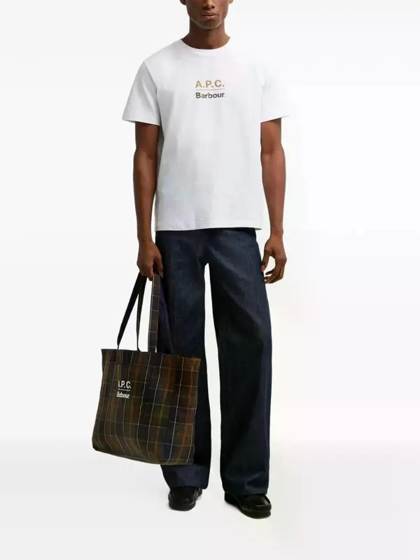 Barbour X A.p.c Logo-print Reversible Shoulder Bag