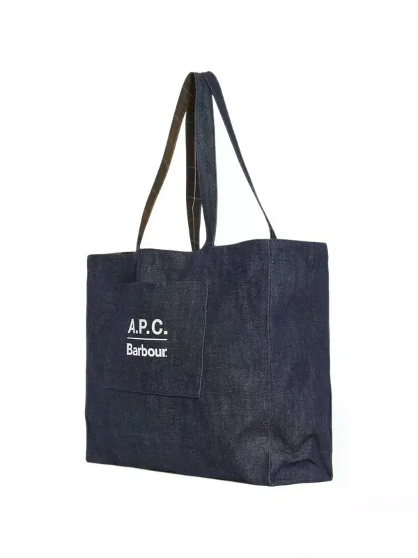 Barbour X A.p.c Logo-print Reversible Shoulder Bag