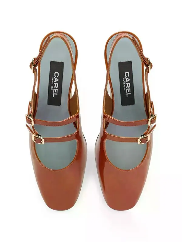 CAREL Peche Double-strap Slingback Pumps