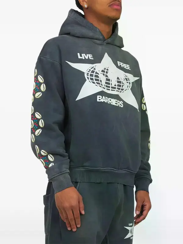 BARRIERS Cowrie Shell Hoodie