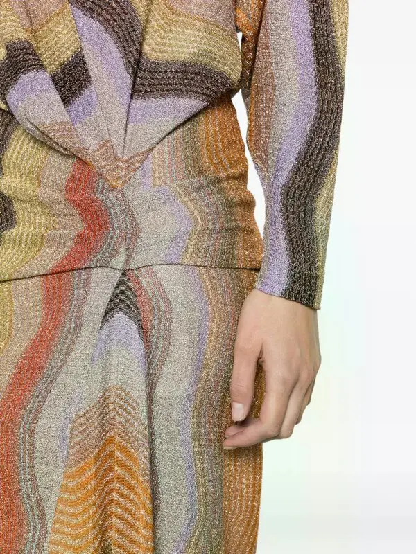 Missoni Long Dress With Deep V-neckline