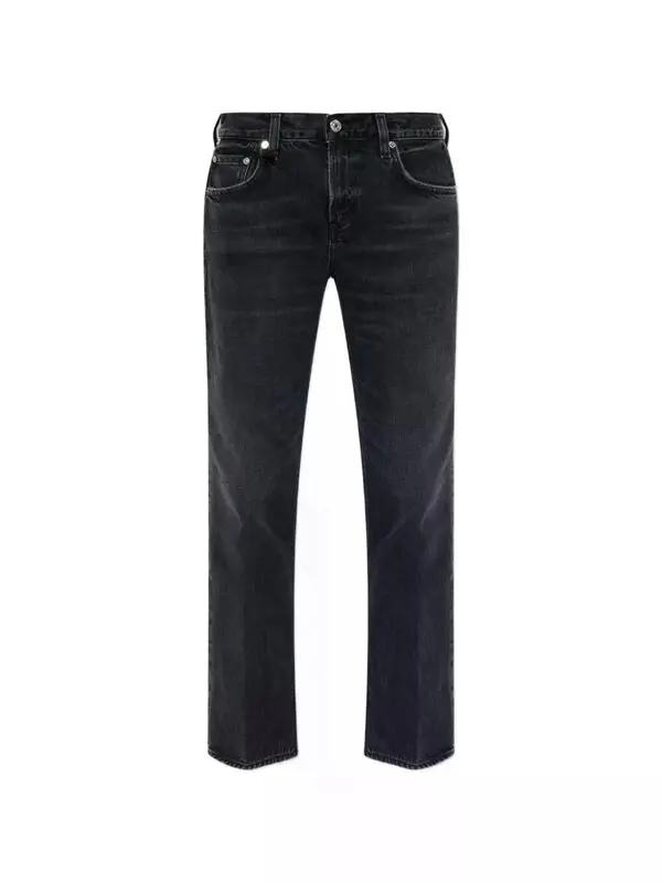 Citizens Of Humanity Faye Straight-leg Jeans - Black