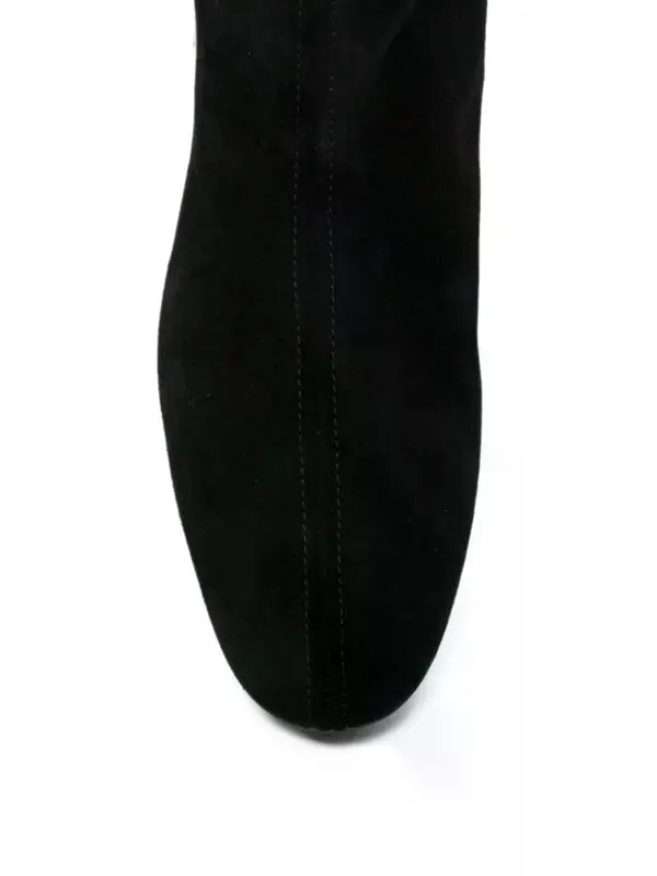 TOTEME Suede Rear-zip Ankle Boots