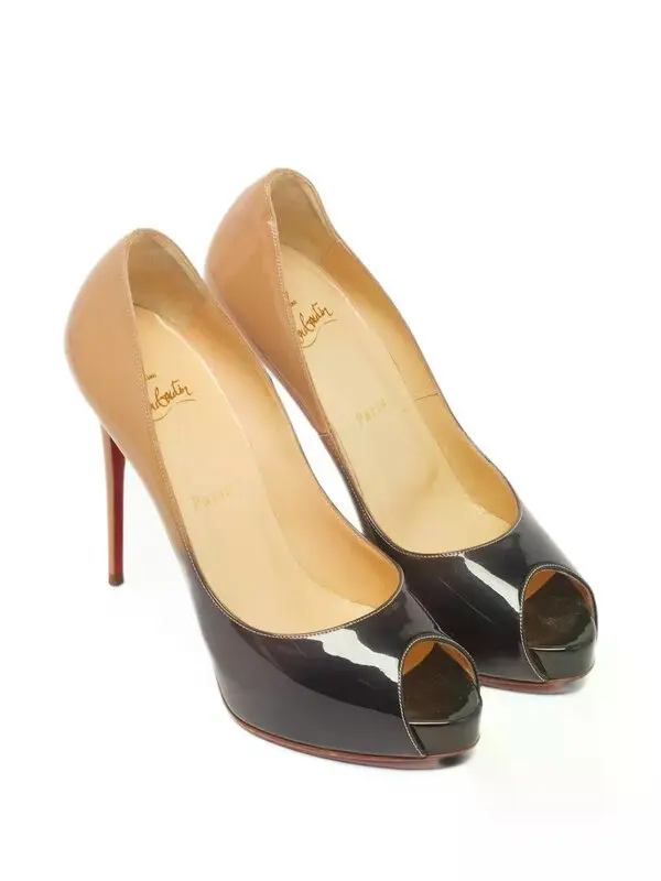 CHRISTIAN LOUBOUTIN Very Prive Platform Pumps - Neutrals