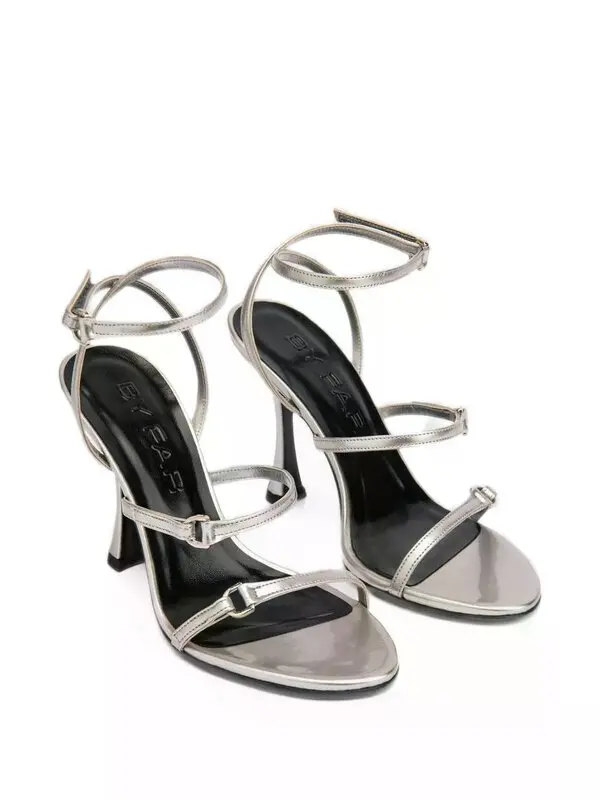 By Far Gala Metallic Sandals