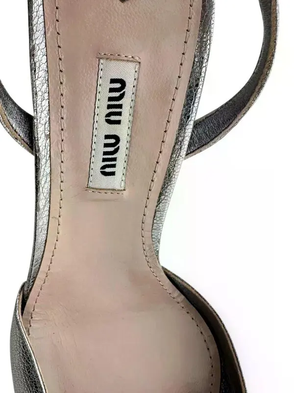 Miu Miu 2010s Jewel-embellished Slingback Pumps