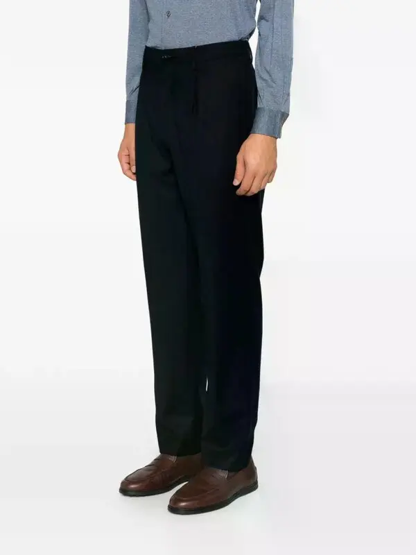 Canali Pleated Wool Trousers