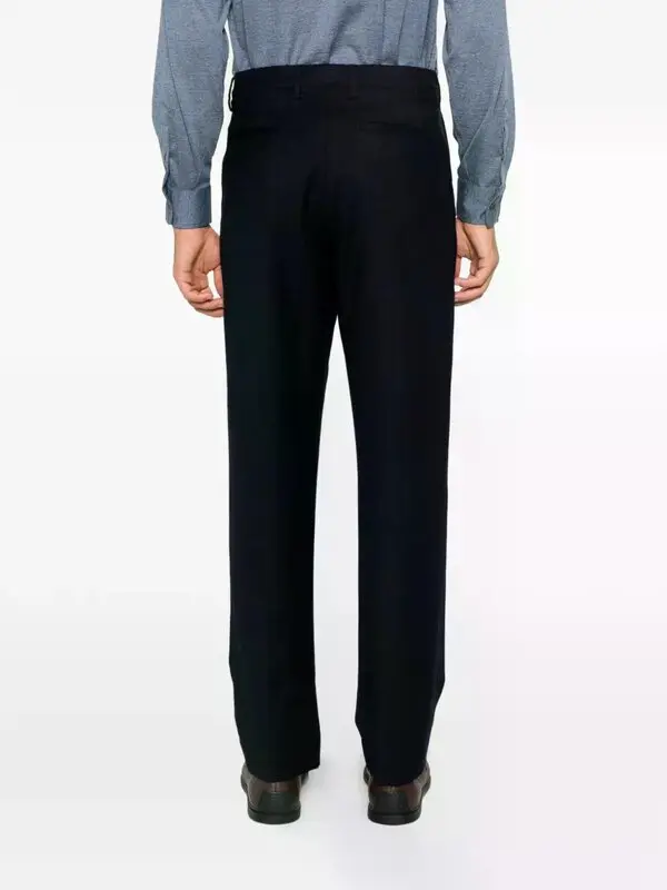 Canali Pleated Wool Trousers
