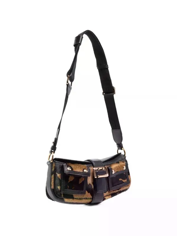 LANCEL Multipocket Leather Shoulder Bag