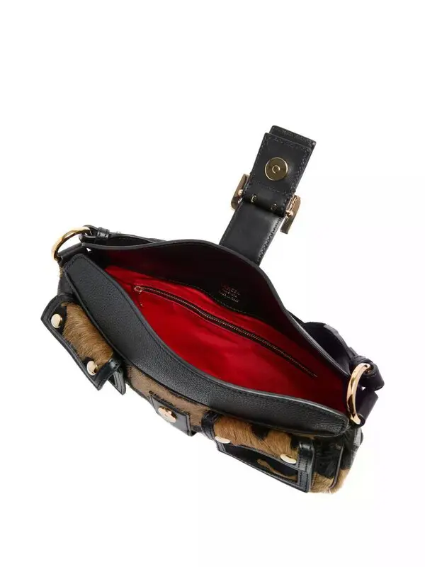 LANCEL Multipocket Leather Shoulder Bag