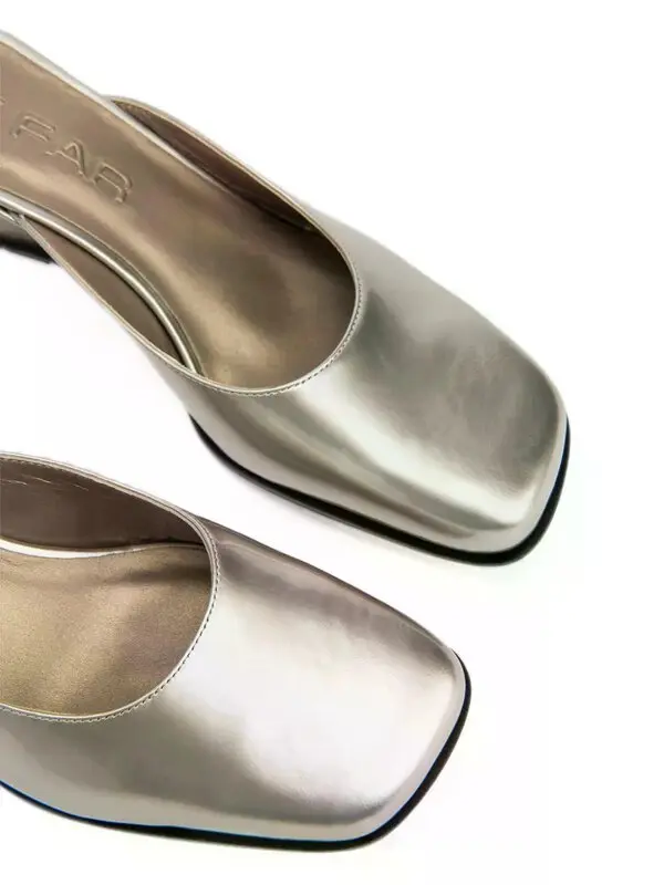 By Far Caroo Sculpted-wedge Mules