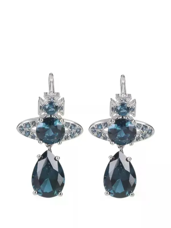 VIVIENNE WESTWOOD Orb Drop Earrings - Silver