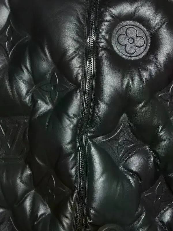 LOUIS VUITTON Logo Embossed Puffer Jacket
