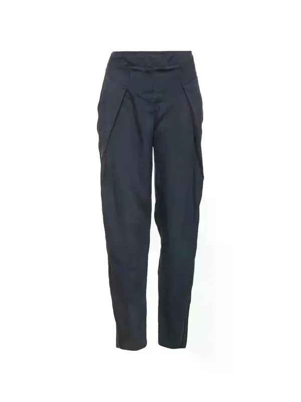Derek Lam 10 Crosby Crepe-texture Tapered Trousers