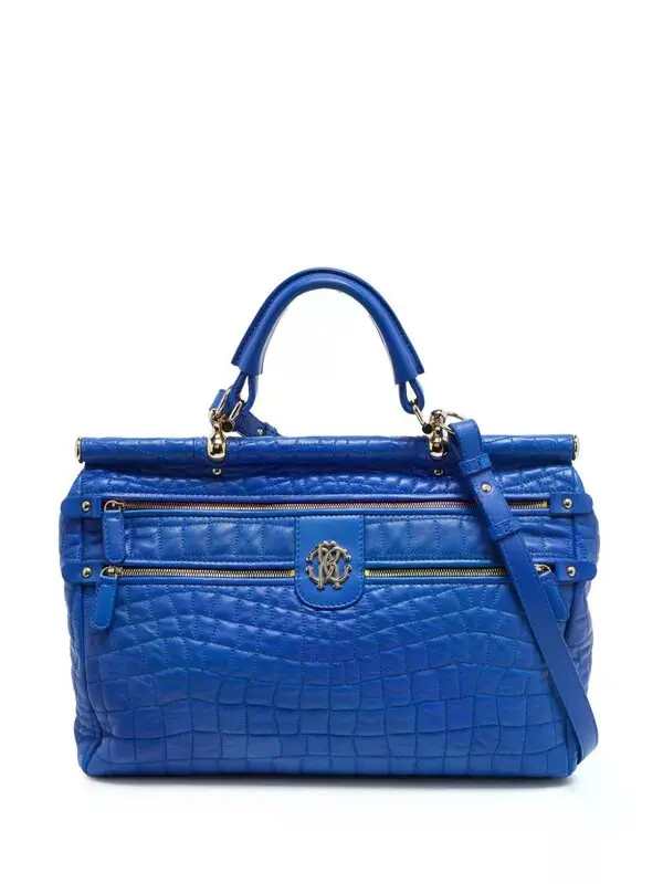 Roberto Cavalli Diva Quilted Handbag - Blue