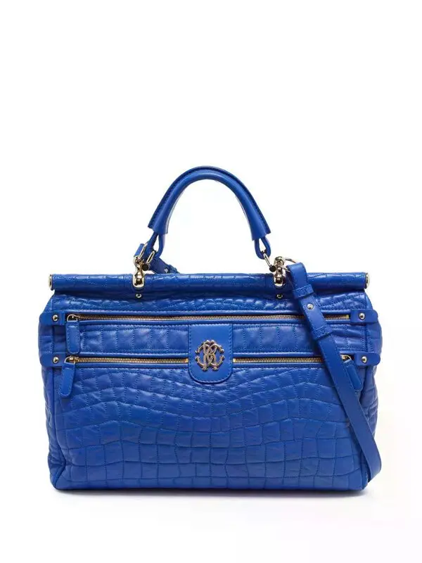 Roberto Cavalli Diva Quilted Handbag - Blue