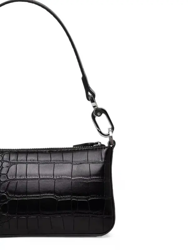 Karl Lagerfeld Crocodile-effect Clutch Bag