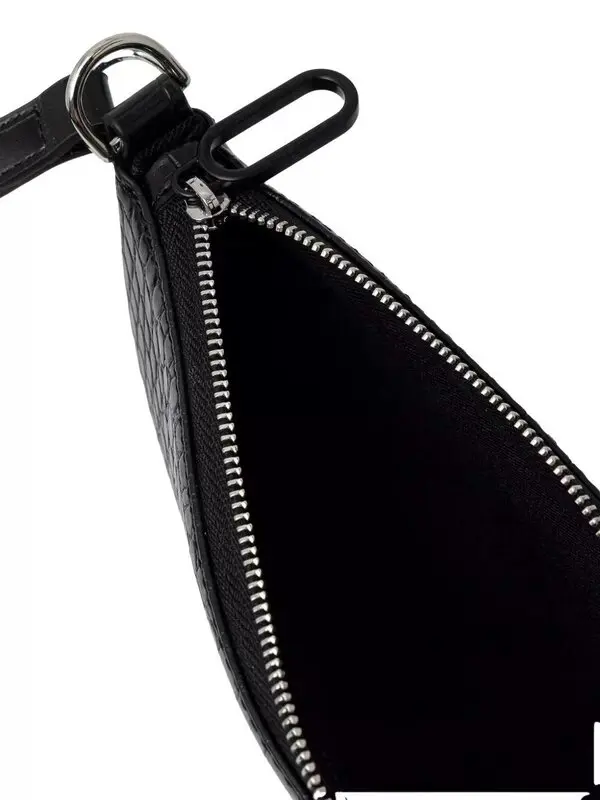 Karl Lagerfeld Crocodile-effect Clutch Bag