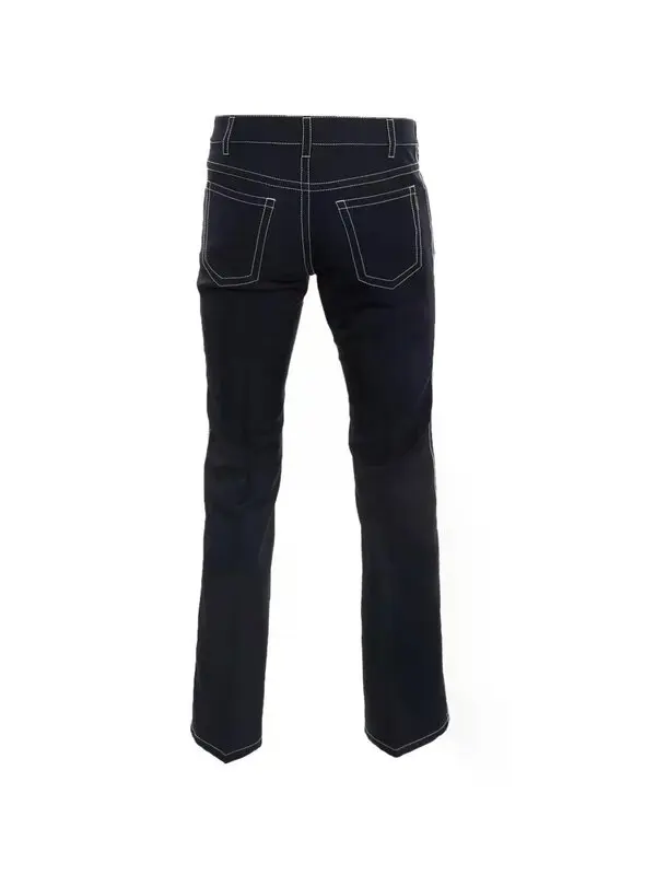 Sandro Contrast-stitch Straight-leg Trousers