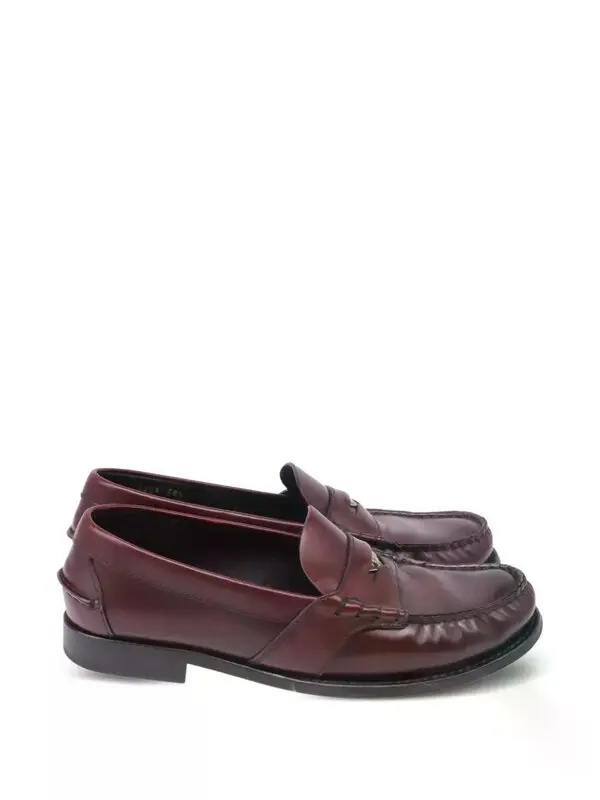 Prada 2010s Penny Loafers - Red